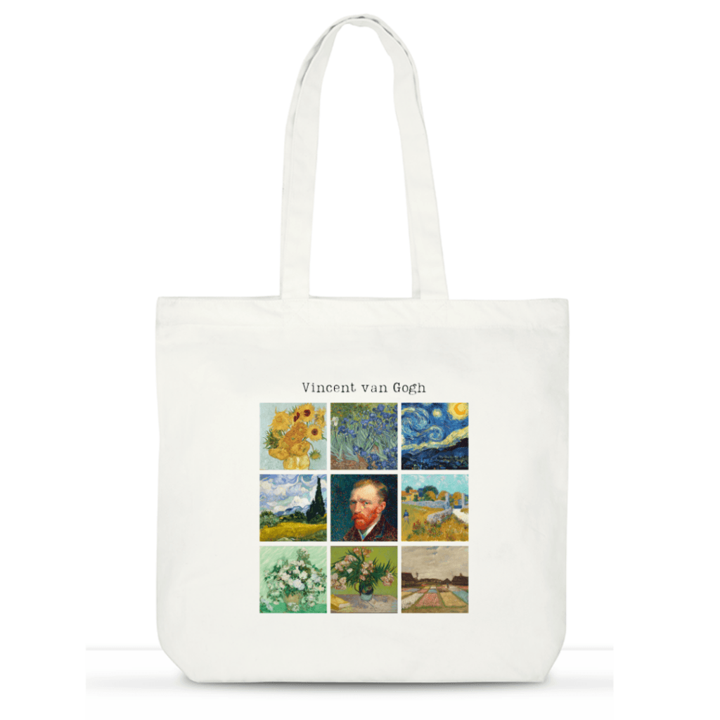 Vincent Van Gogh Art Tote Bag | Cotton Laptop & Book Tote - Toteaa ...